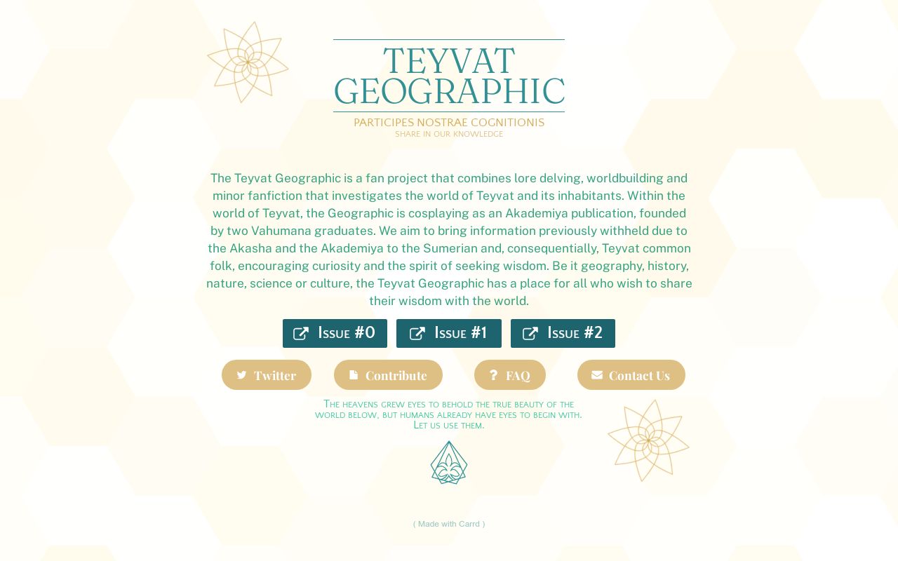 Teyvat Geographic